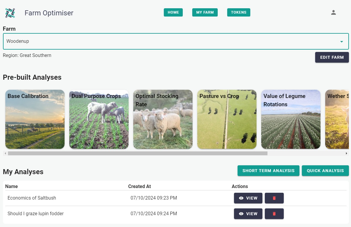 Farm Planning Tools – Farm Optimisation Group